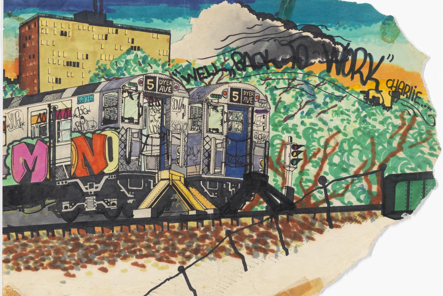 Above Ground: Art from the Martin Wong Graffiti Collection | Museum of ...