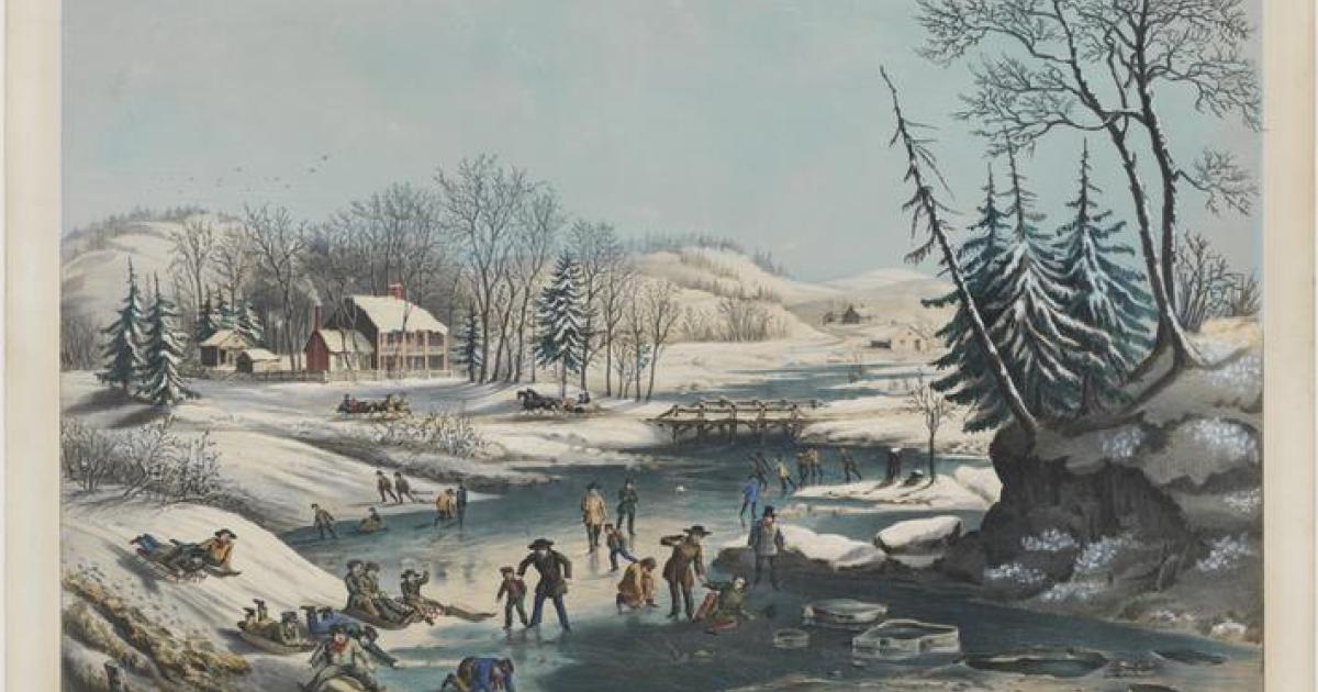 Winter Scene Painting | Museum of the City of New York
