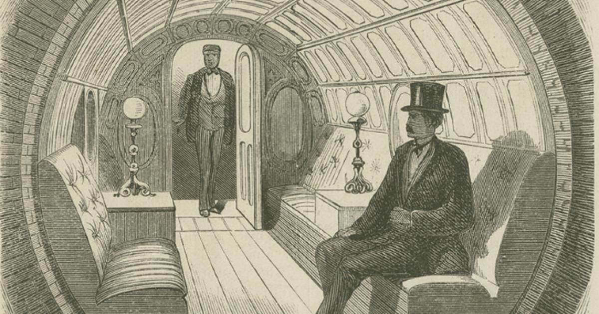 The Beach Pneumatic Transit Company – just a bunch of hot air? | Museum ...